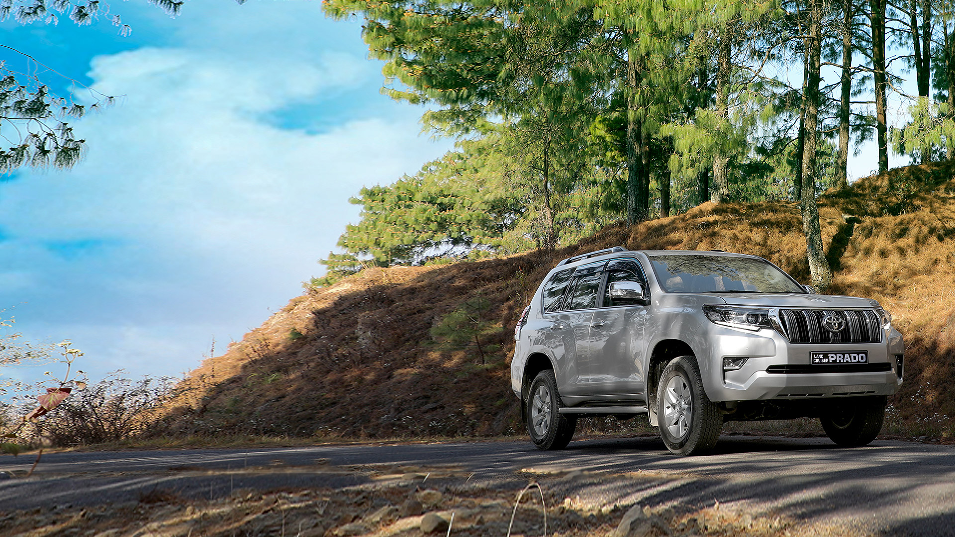 Rent Luxury Car Toyota Land Cruiser Prado in Nepal